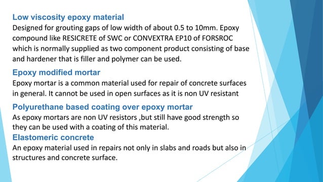 Distress of concrete structures & their repair techniques | PPTX