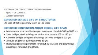 Distress of concrete structures & their repair techniques | PPTX