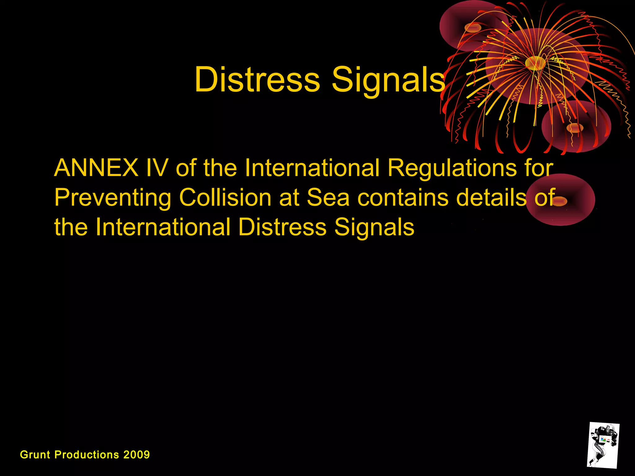 Distress signals lrg | PPT