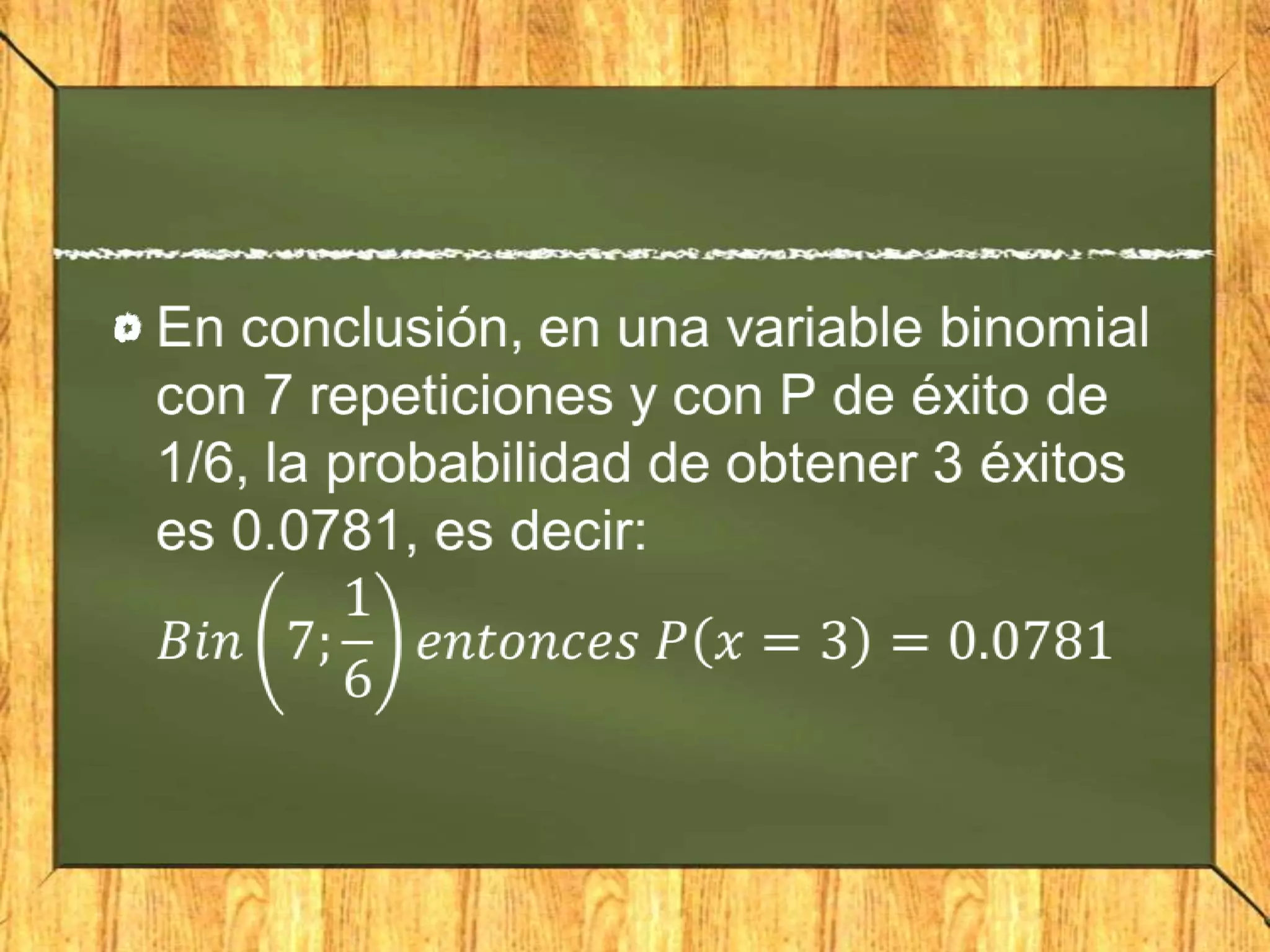 Distribución binomial bernoulli | PPTX