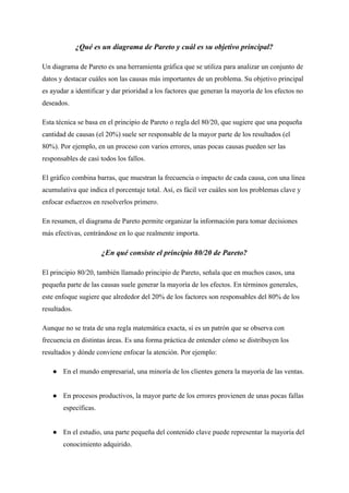 Distribución de frecuencias y Diagrama de pareto en Excel.docx.pdf