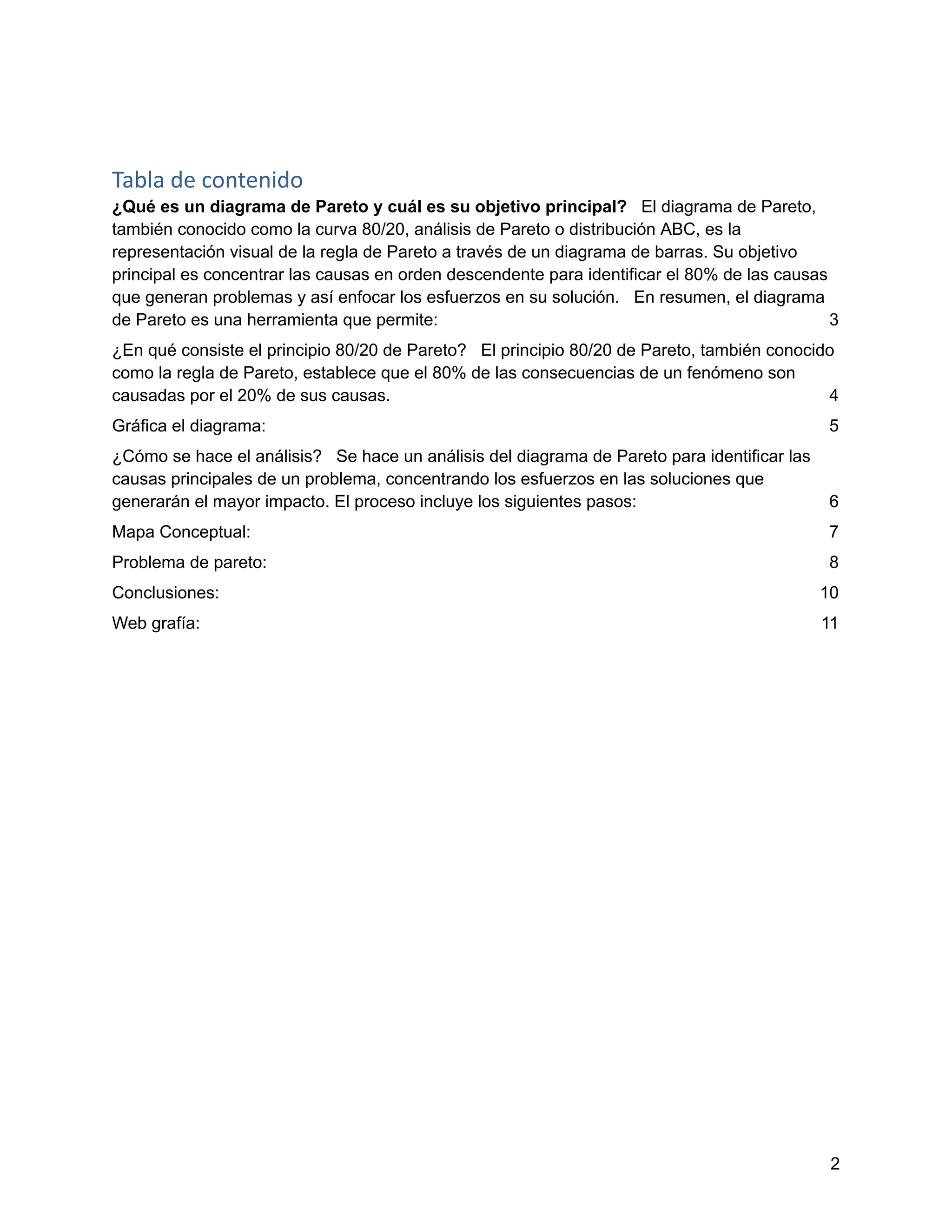 Distribución de frecuencias y Diagrama de Pareto en Excel - Trabajo ...