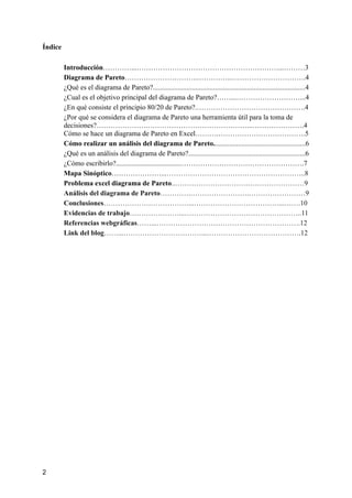DISTRIBUCIÓN DE FRECUENCIAS Y DIAGRAMA DE PARETO EN EXCEL | PDF