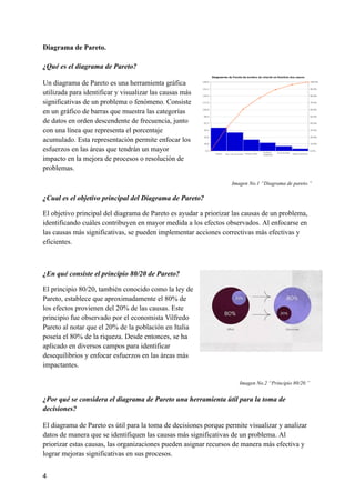 DISTRIBUCIÓN DE FRECUENCIAS Y DIAGRAMA DE PARETO EN EXCEL | PDF