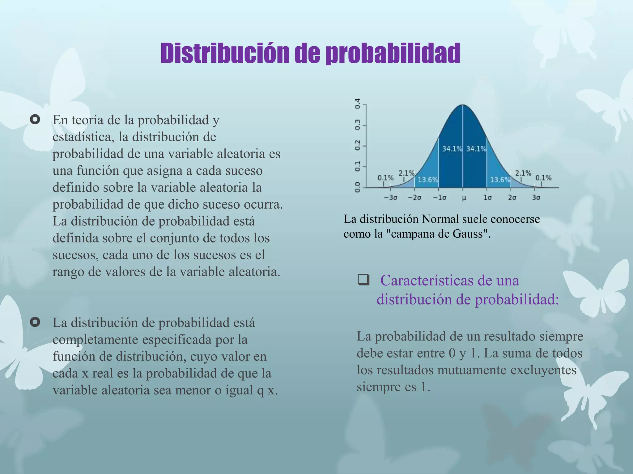 Distribución de la probabilidad | PPTX