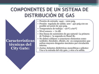 Distribución del gas natural | PPTX