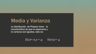 Distribución de poisson | PPTX