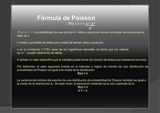Distribución de poisson | PPTX
