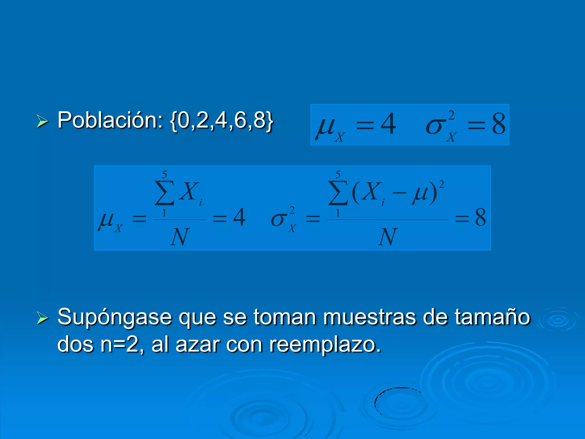 Distribución de probabilidad de la media | PPT