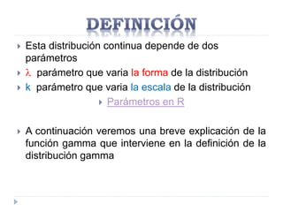 Distribución gamma | PPTX