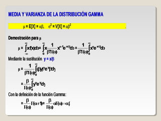 Distribución gamma | PPT