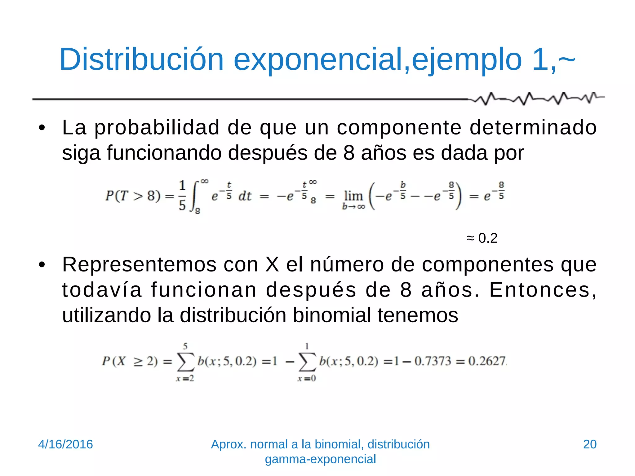 Distribución gamma y exponencial | PDF
