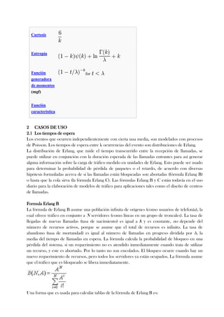 Distribucion 4 erlang | DOCX