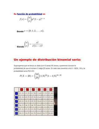 Distribucion binomial | RTF