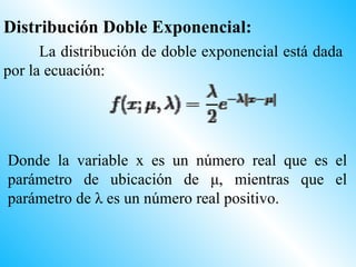 Distribucion de Laplace | PPT