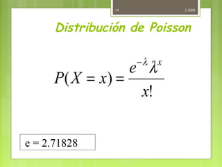 Distribucion de poisson | PPT