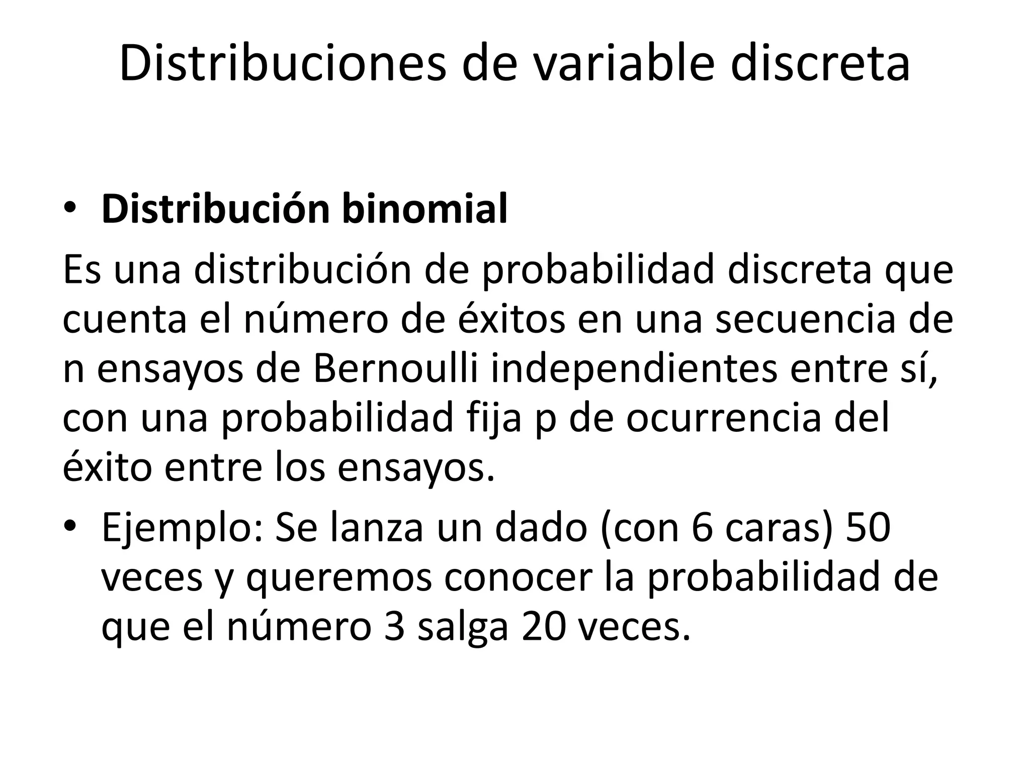Distribucion de probabilidad | PPTX | Physics | Science