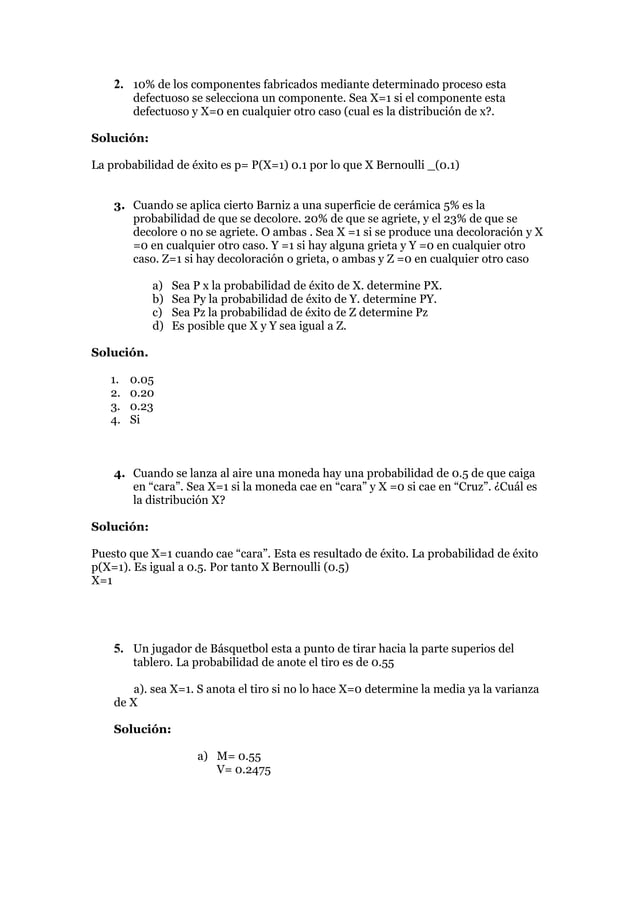 Distribuciones de probabilidad con ejemplos