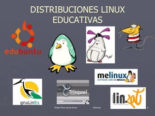 Distribuciones educativas Línux | PPT