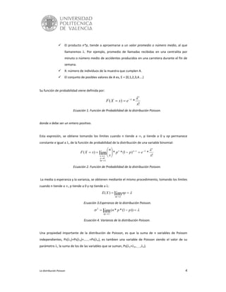 Distribucion poisson | PDF