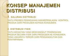 Distribusi | PPT