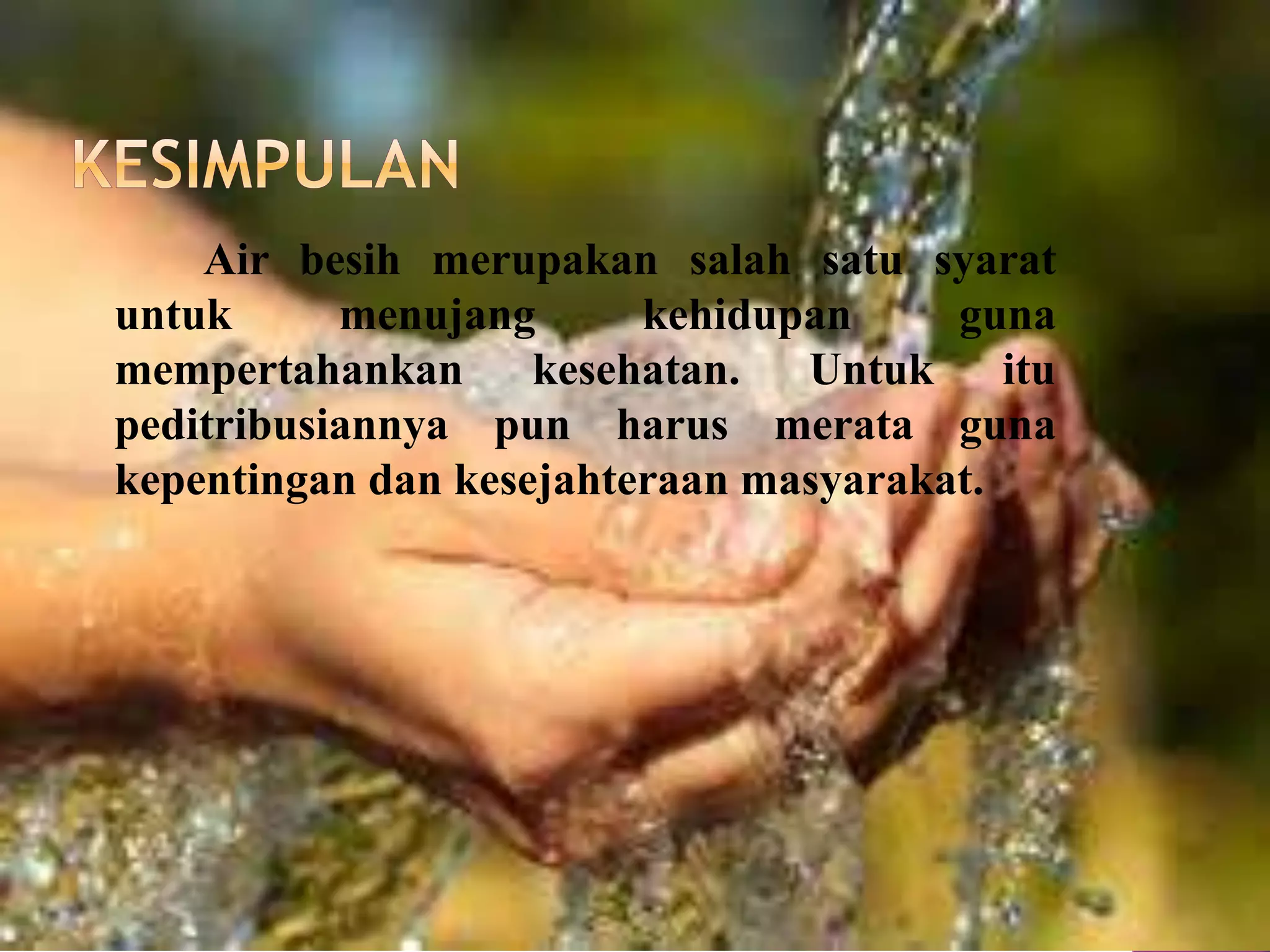 Distribusi air bersih | PPTX