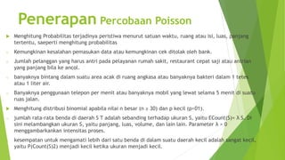 Distribusi binomial dan distribusi poisson | PPTX