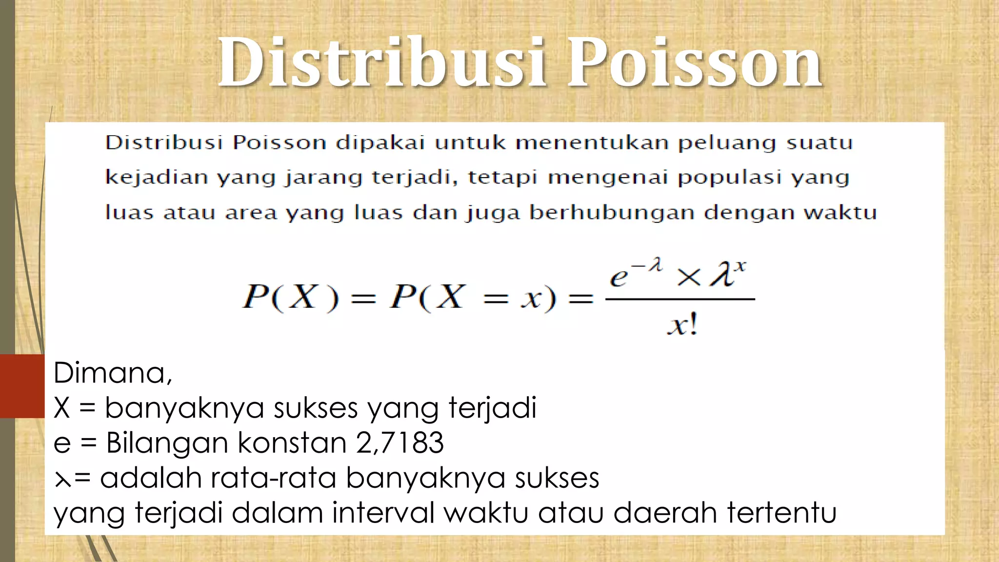 Distribusi binomial dan poisson | PPTX