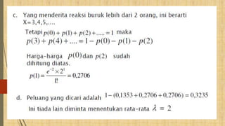 Distribusi binomial dan poisson | PPTX