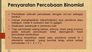 Distribusi binomial dan poisson | PPTX