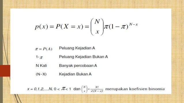 Distribusi binomial dan poisson | PPT