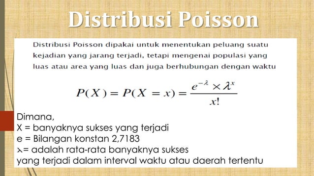 Distribusi binomial dan poisson | PPT
