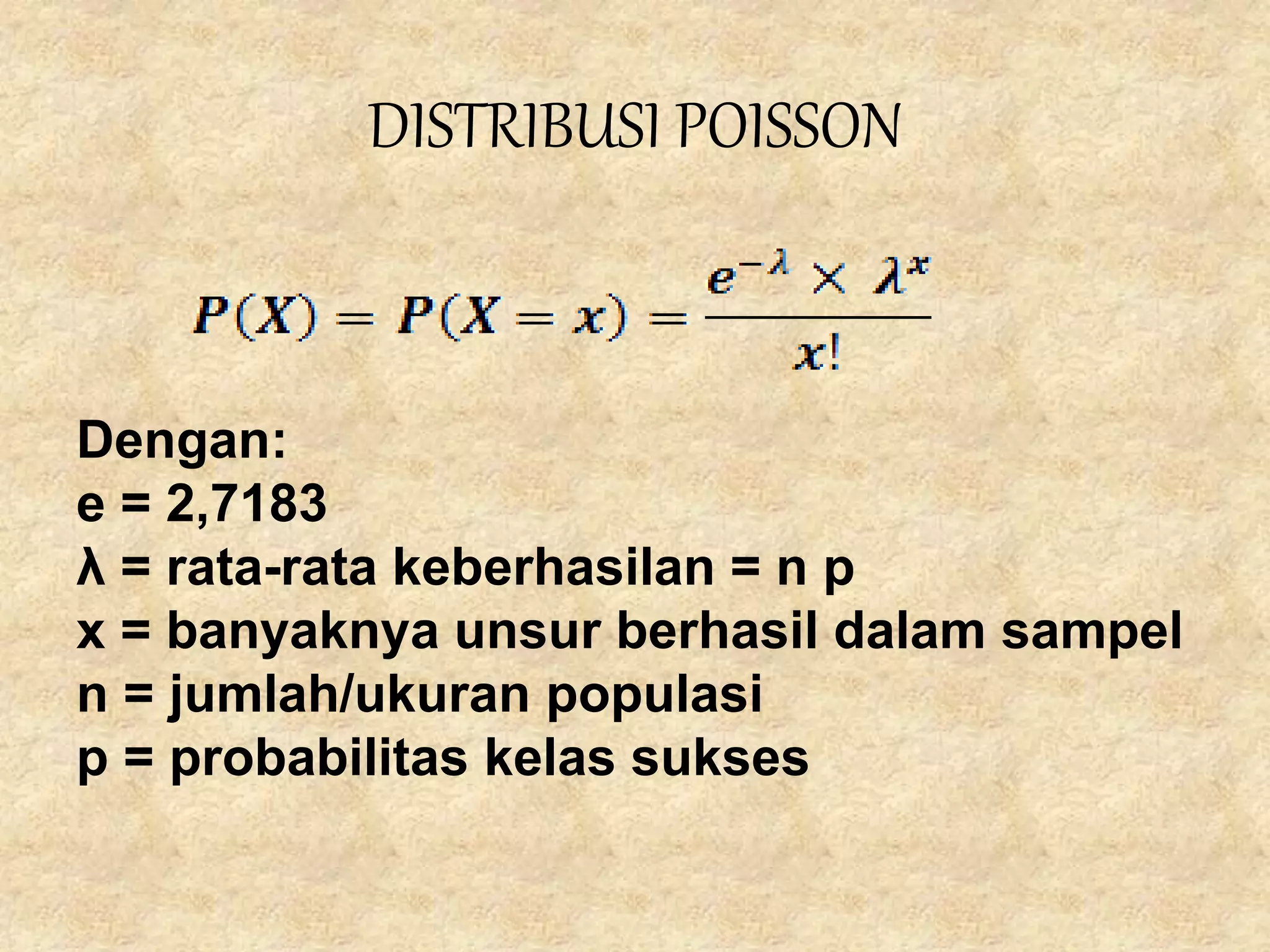 Distribusi binomial dan poisson | PPTX