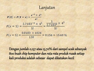 Distribusi binomial dan poisson | PPTX