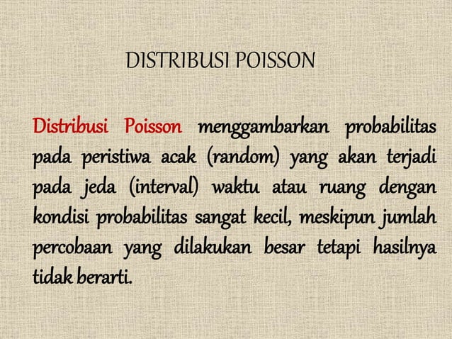 Distribusi binomial dan poisson | PPTX
