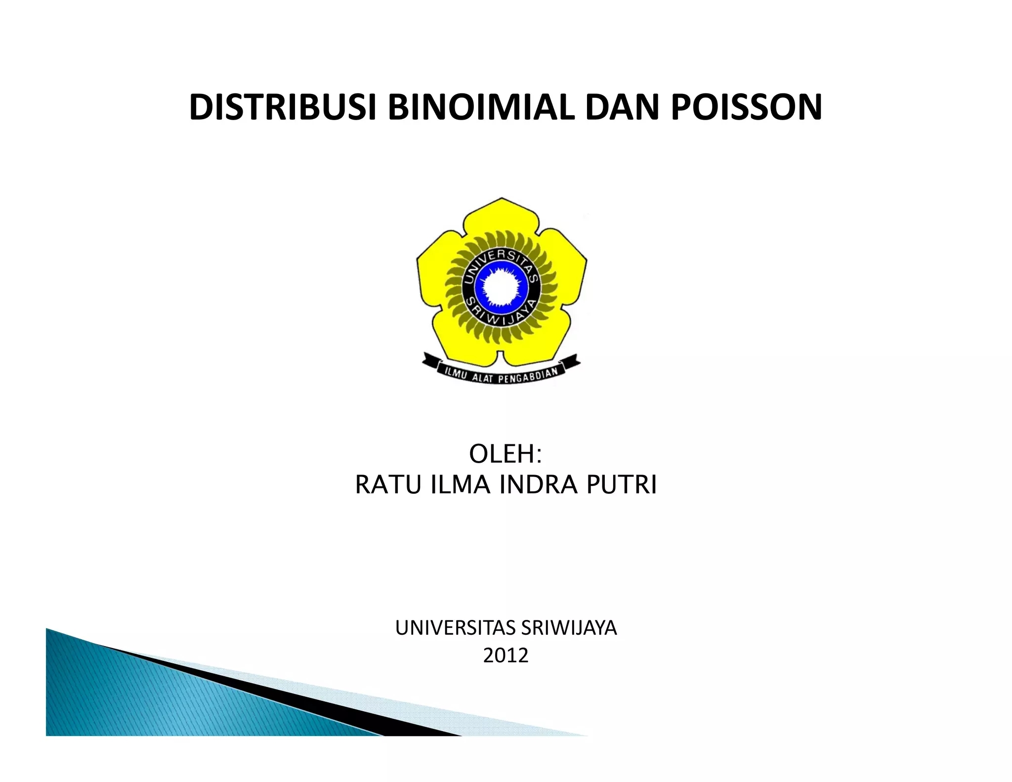 Distribusi binomial dan poisson baru | PDF