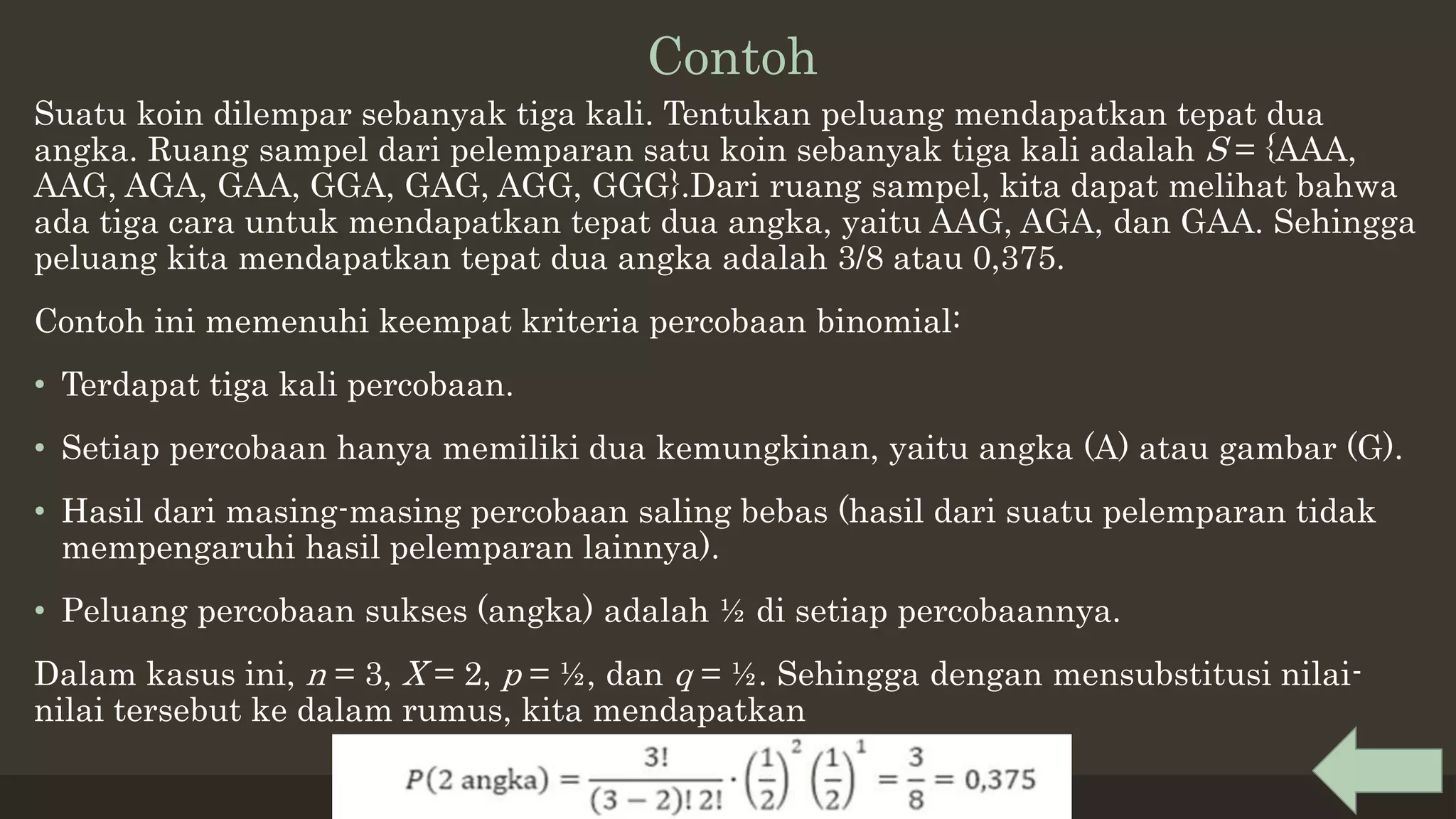 Distribusi binomial, distribusi poisson, dan distribusi | PPTX