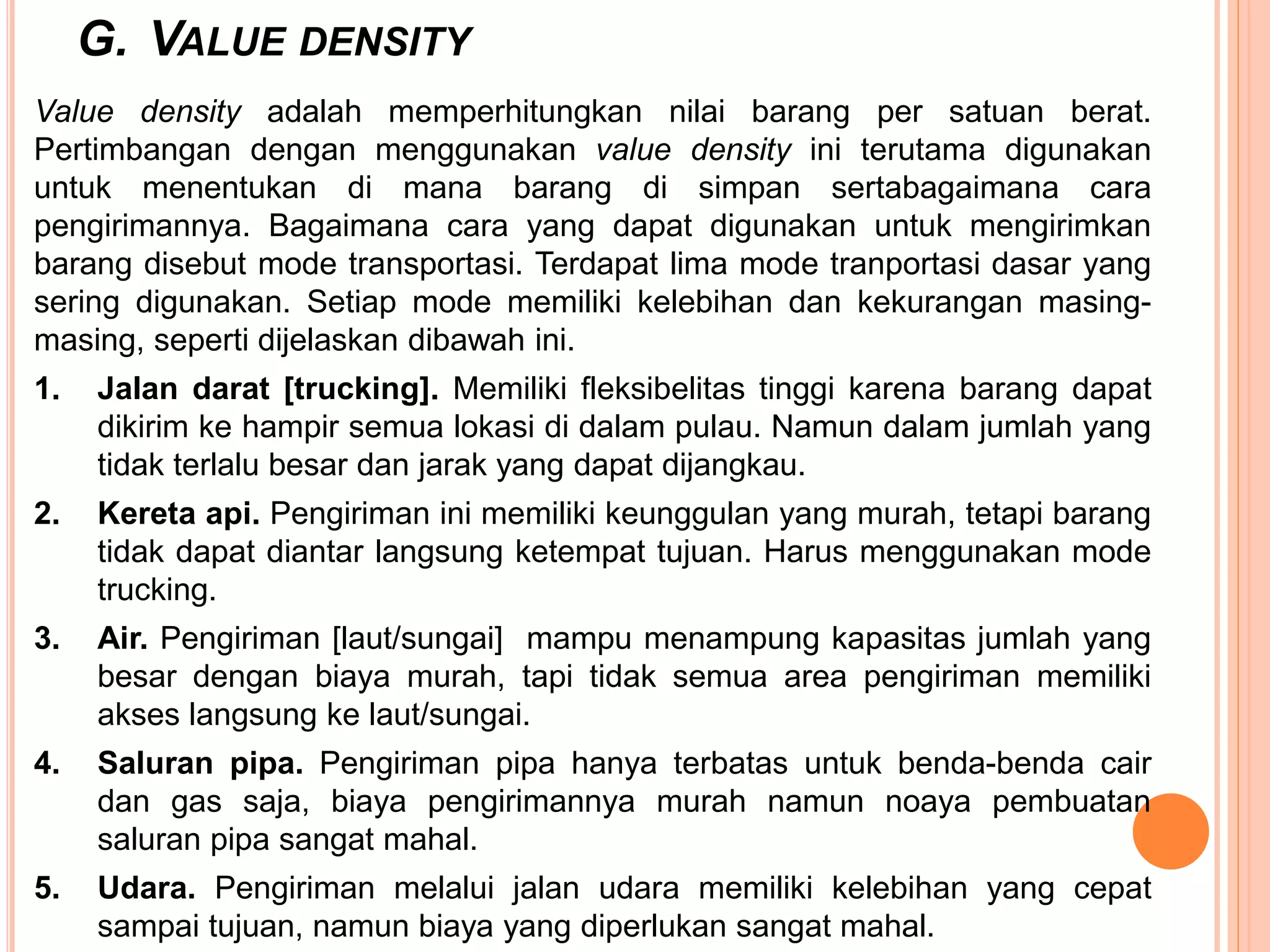 Distribusi dan transportasi | PPTX