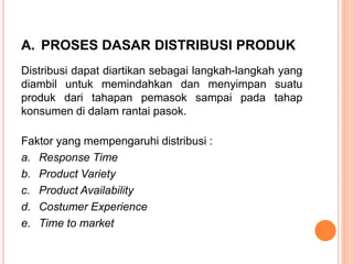 Distribusi dan transportasi | PPTX