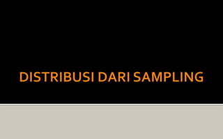DISTRIBUSI DARI SAMPLING materi statistik.pptx