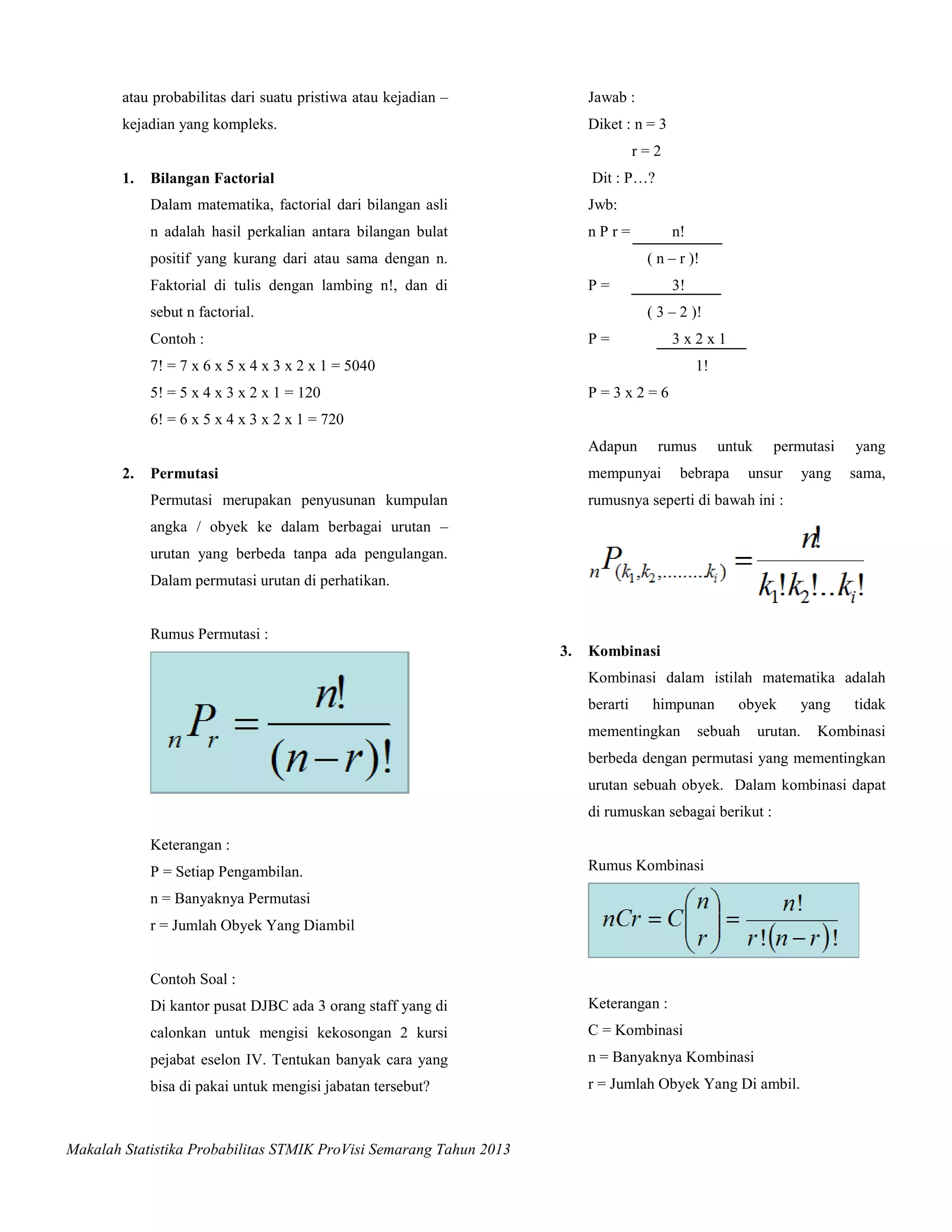 Distribusi hipergeometrik | PDF
