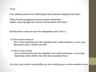 Distribusi kuliah 3 (Peralatan Pengaman Distribusi Tenaga Listrik).pptx
