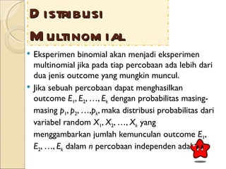 Distribusi multinomial | PPT