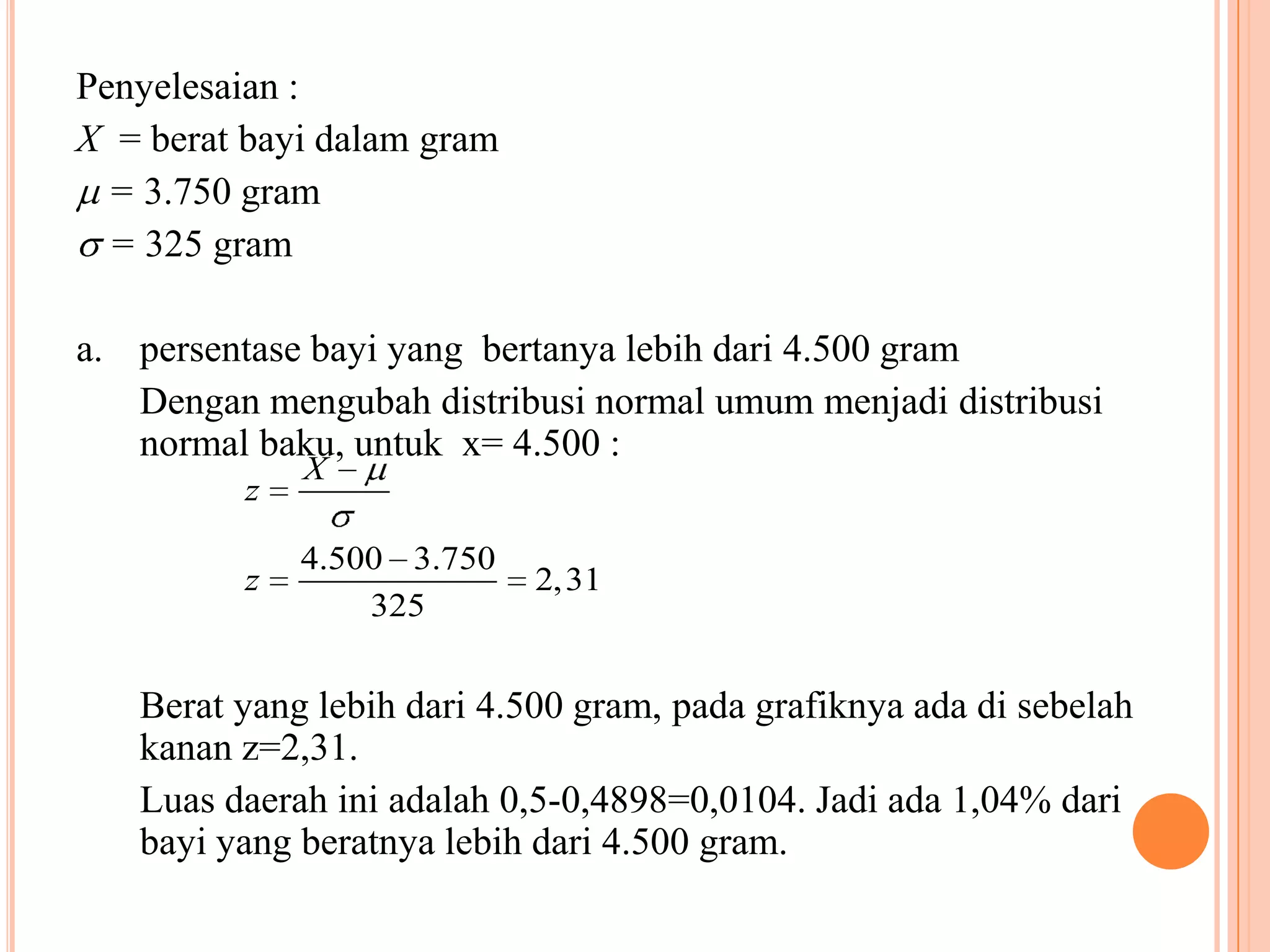 Distribusi normal | PPTX