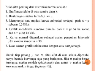 Distribusi normal | PPTX
