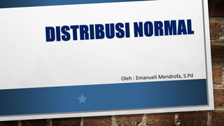 Distribusi normal | PDF