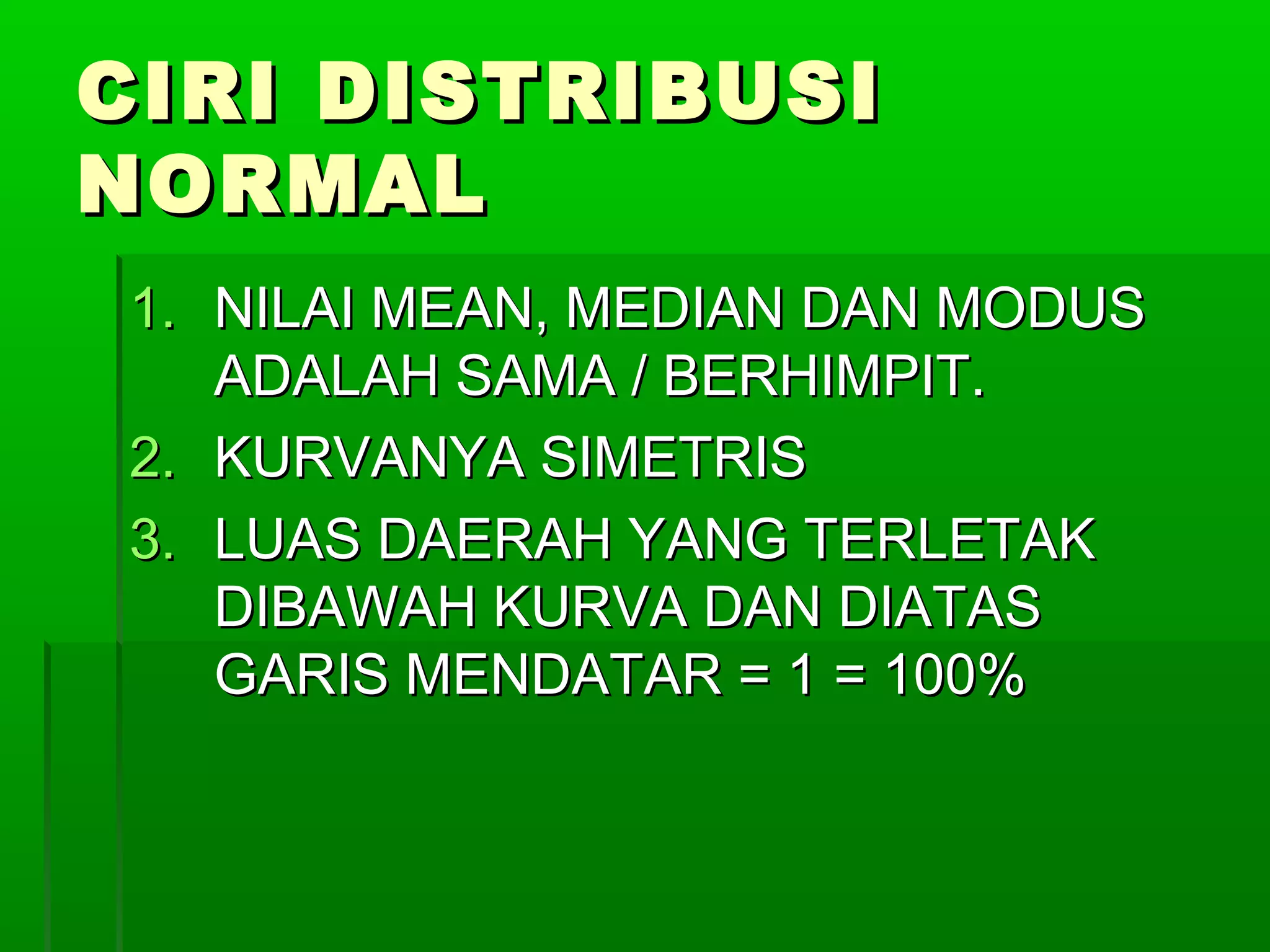 Distribusi normal | PPT