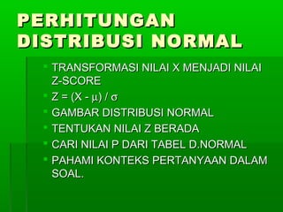 Distribusi normal | PPT