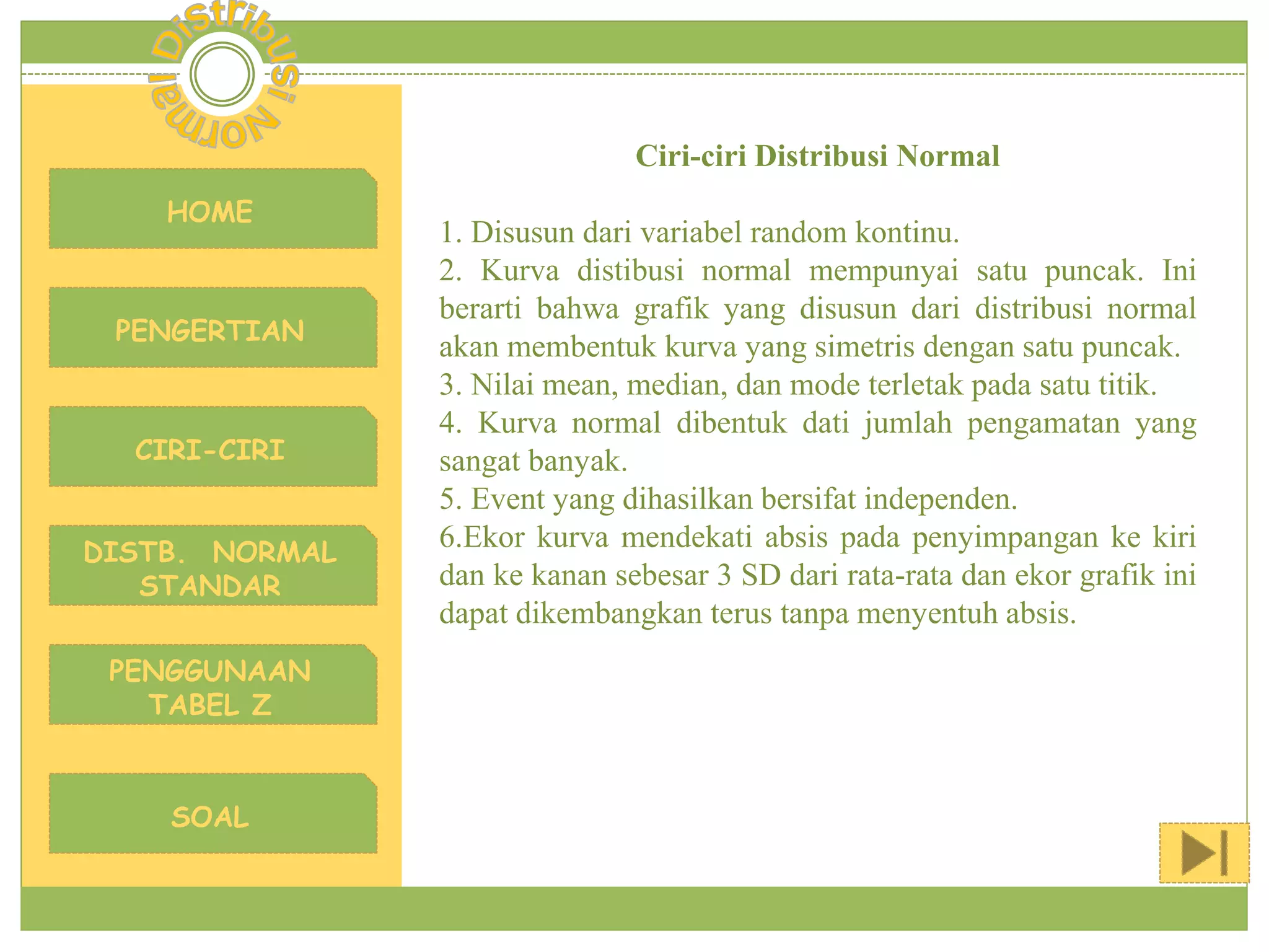Distribusi normal | PPTX