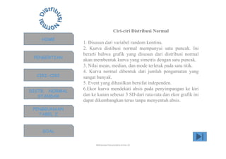 Distribusi normal | PDF